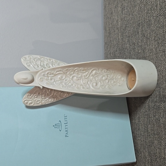 PartyLite | Holiday | Partylite Porcelain Embossed 9 Serenity Angel ...